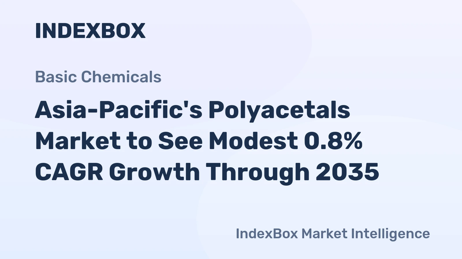 Asia-Pacific's Polyacetals Market to See Modest 0.8% CAGR Growth Through 2035