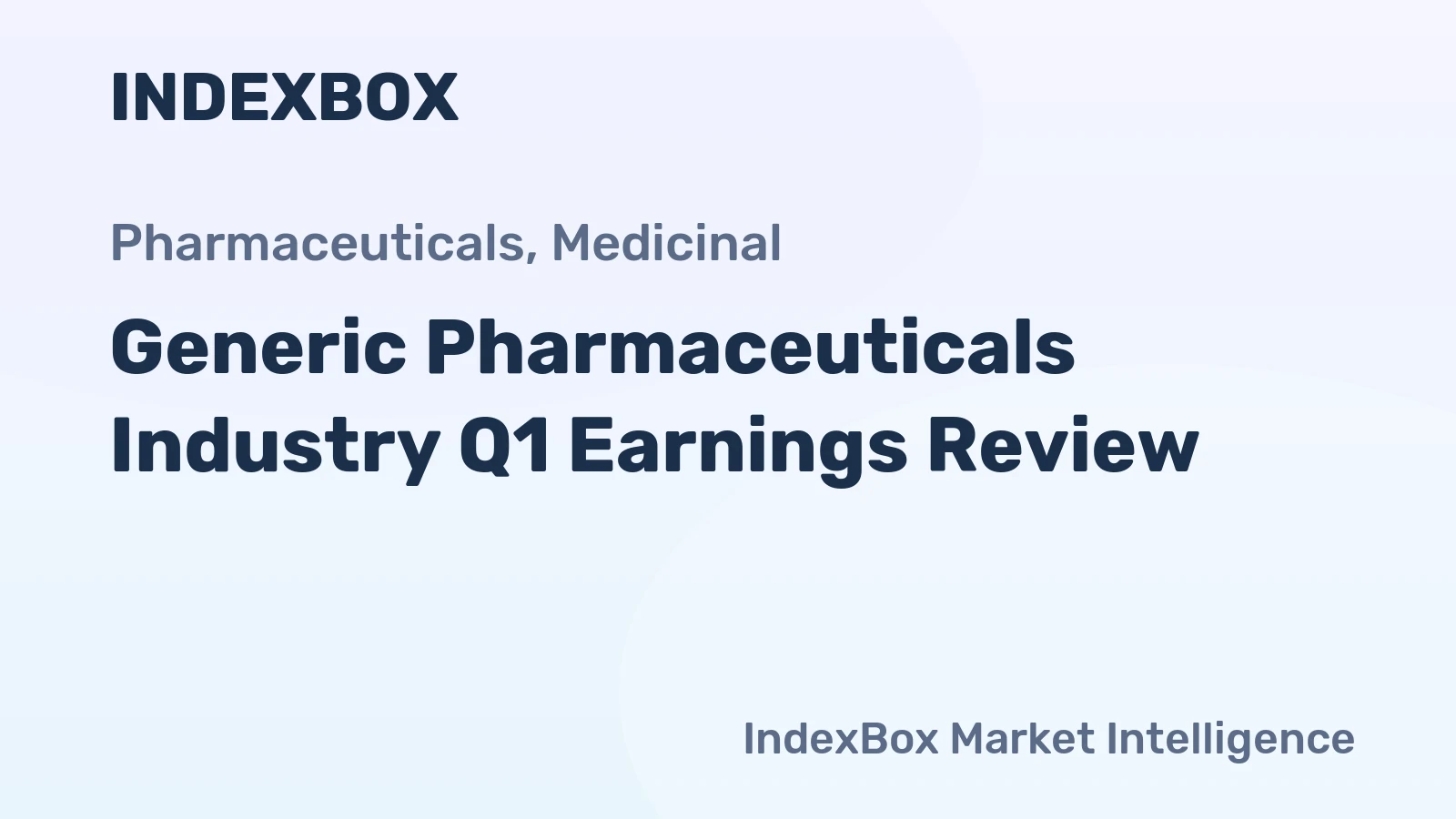Generic Pharmaceuticals Industry Q1 Earnings Review