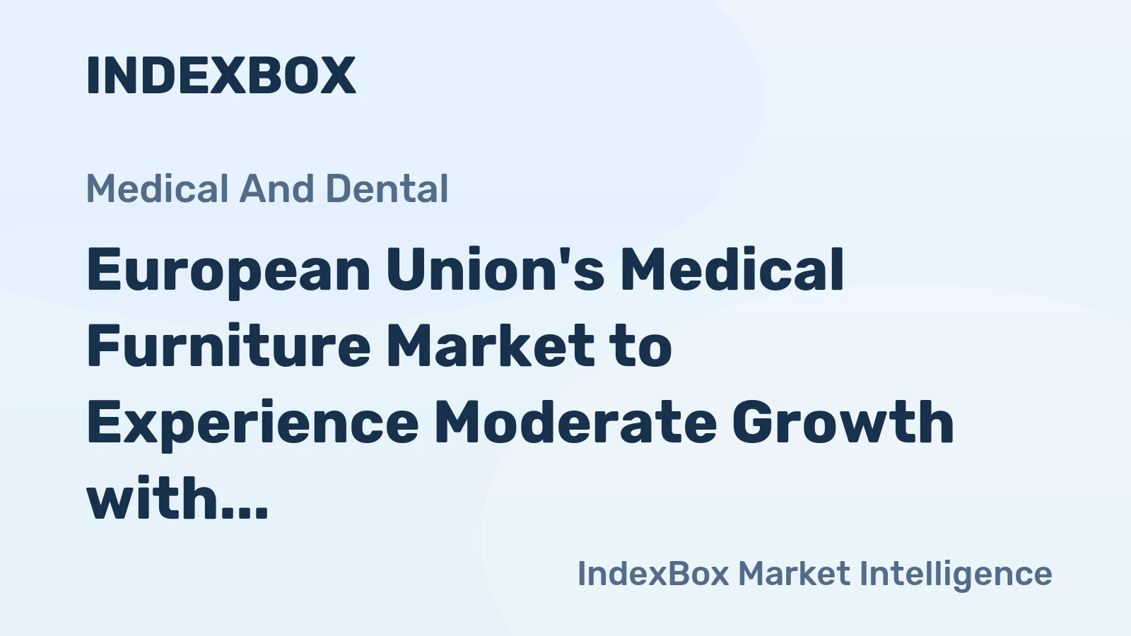 European Union's Medical Furniture Market to Experience Moderate Growth with a CAGR of 0.3% from 2024 to 2035