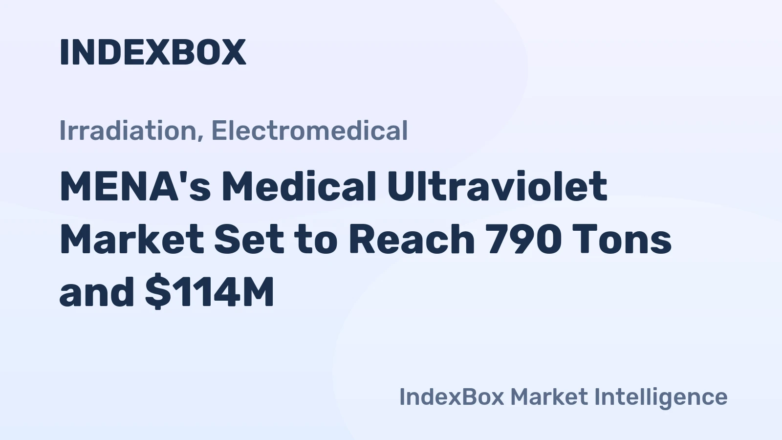 MENA's Medical Ultraviolet Market Set to Reach 790 Tons and $114M