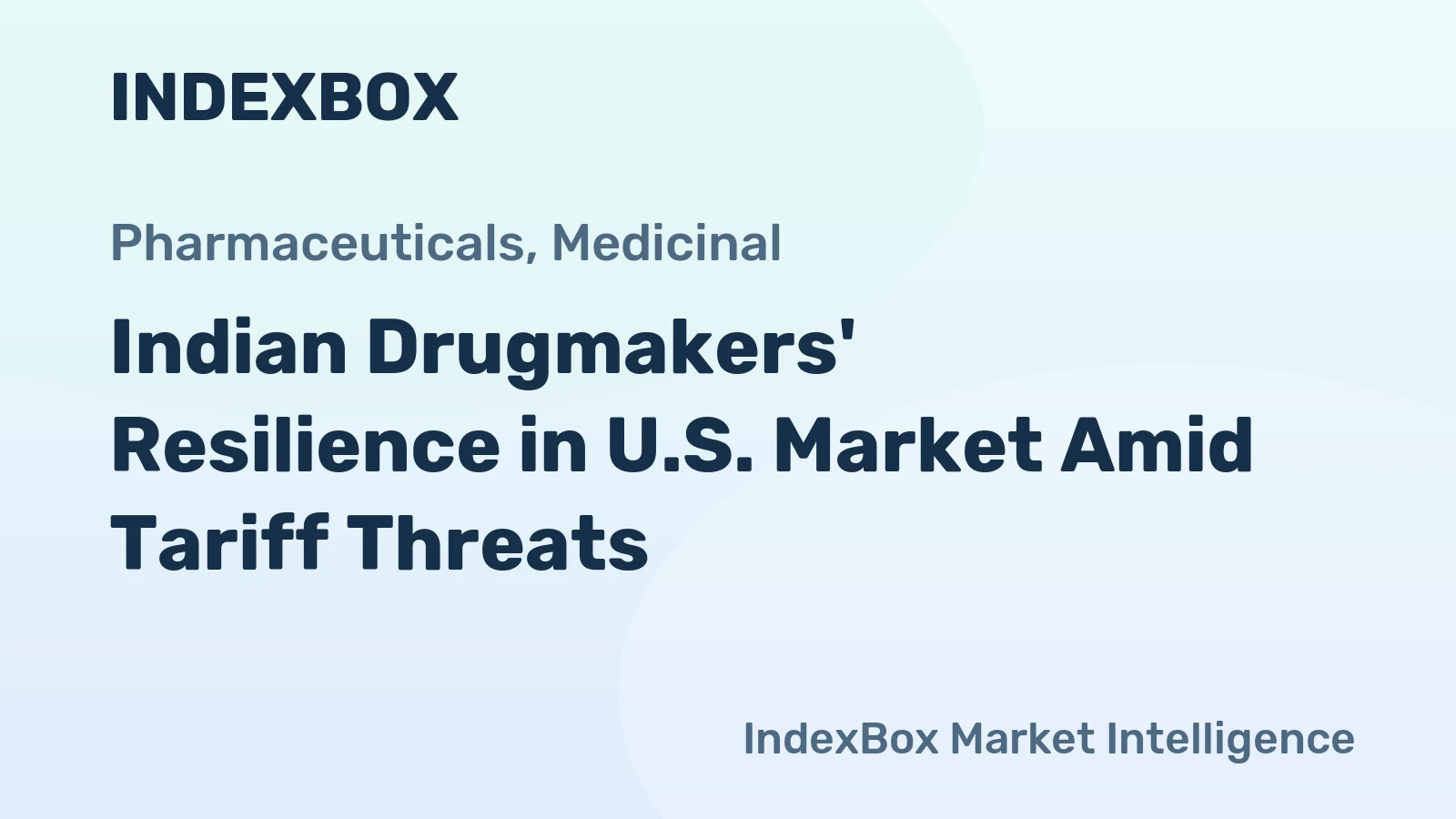 Indian Drugmakers' Resilience in U.S. Market Amid Tariff Threats