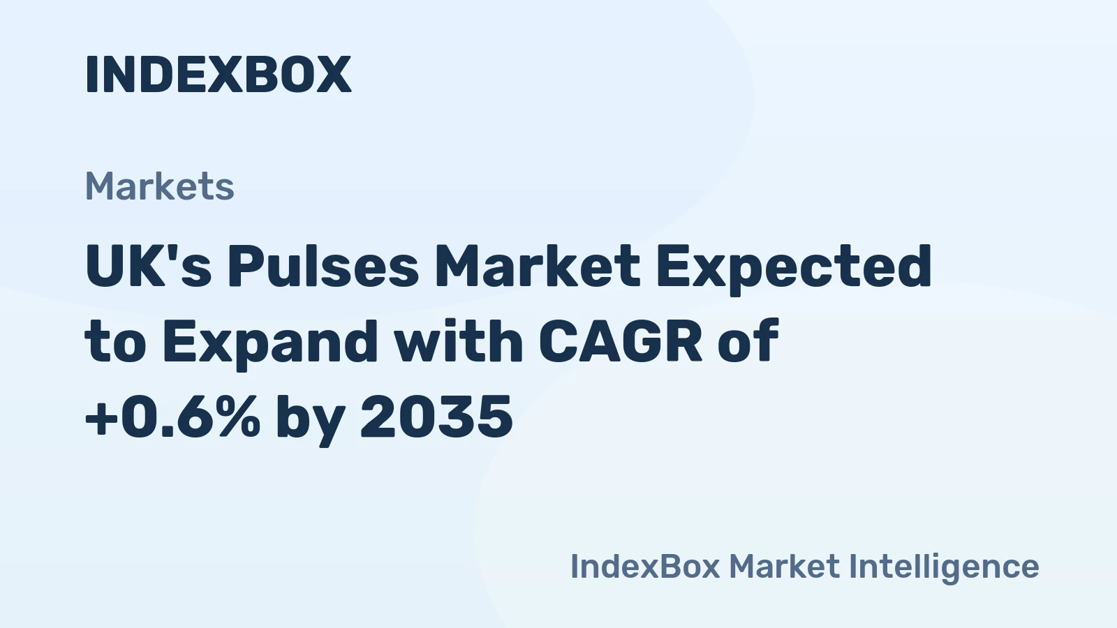 UK's Pulses Market Expected to Expand with CAGR of +0.6% by 2035