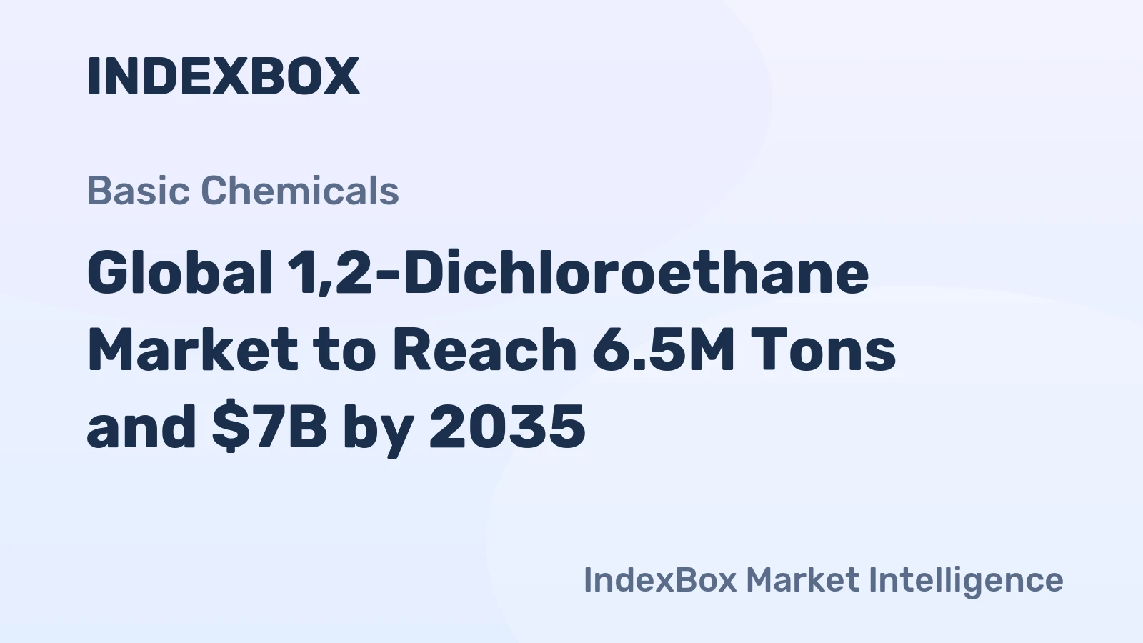 Global 1,2-Dichloroethane Market to Reach 6.5M Tons and $7B by 2035
