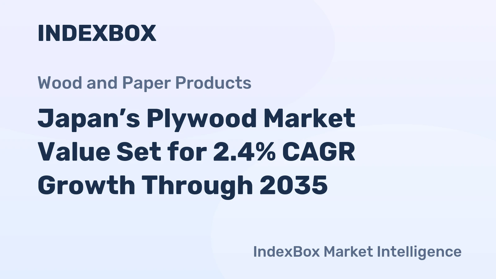 Japan’s Plywood Market Value Set for 2.4% CAGR Growth Through 2035