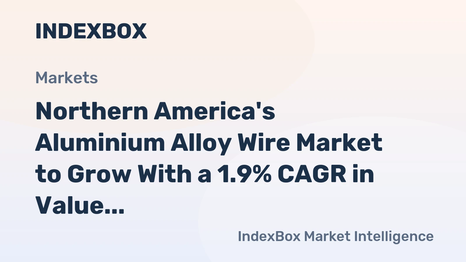 Northern America's Aluminium Alloy Wire Market to Grow With a 1.9% CAGR in Value Through 2035