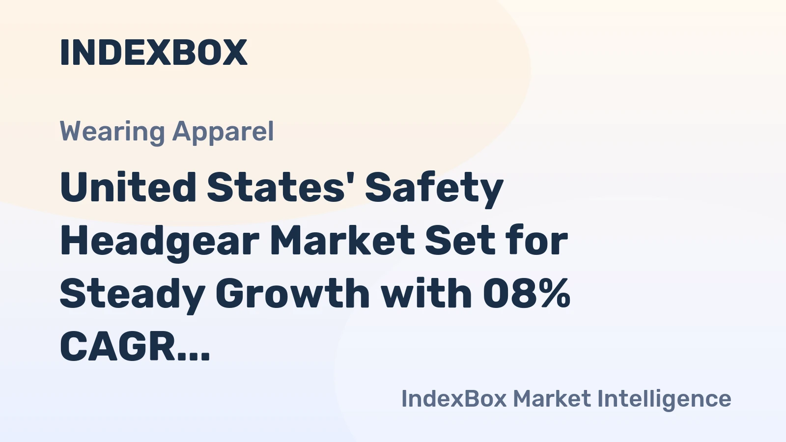 United States' Safety Headgear Market Set for Steady Growth with 08% CAGR Through 2035