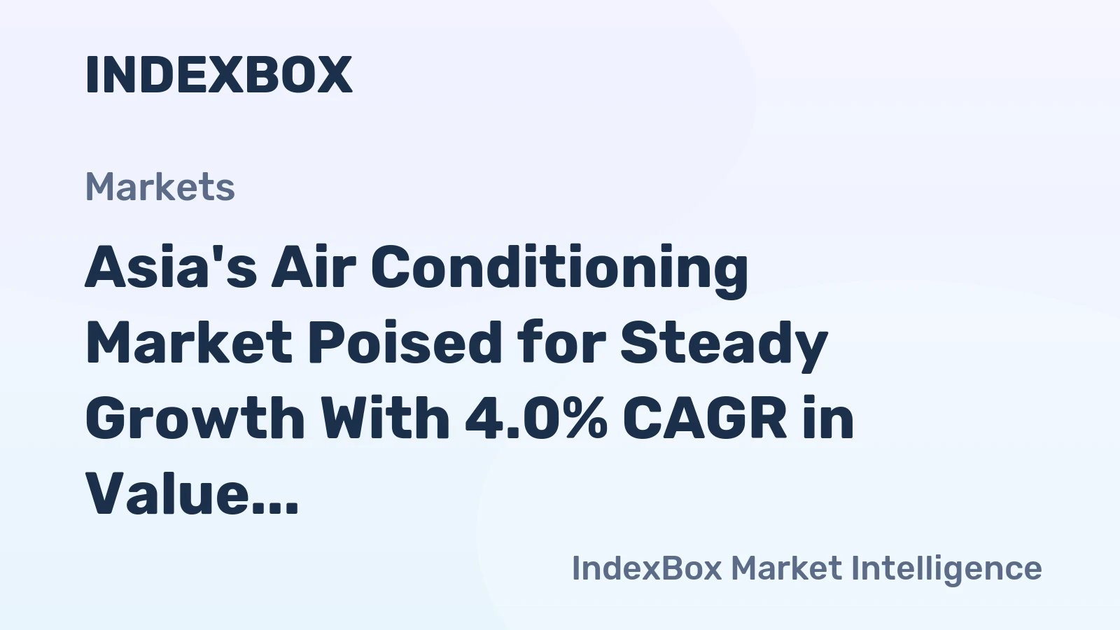 Asia's Air Conditioning Market Poised for Steady Growth With 4.0% CAGR in Value Through 2035