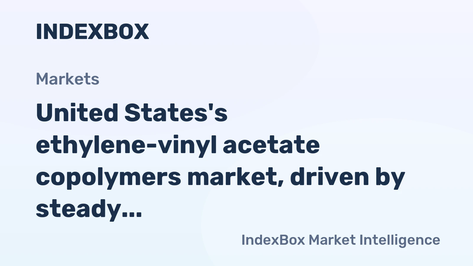 United States's ethylene-vinyl acetate copolymers market, driven by steady demand, is forecast to grow to 373K tons in volume and $773M in value by 2035.