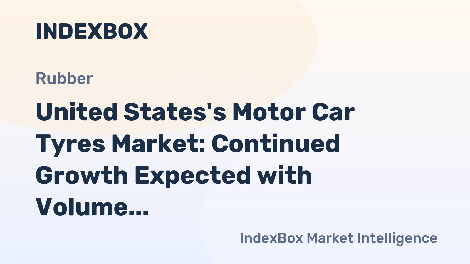 United States's Motor Car Tyres Market: Continued Growth Expected with Volume Reaching 330M Units and Value Reaching $27.3B by 2035