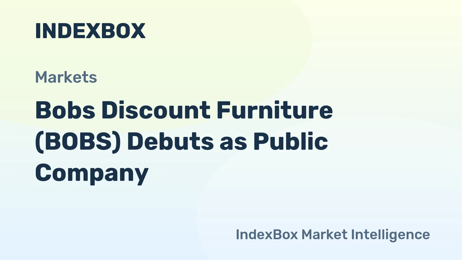 Bobs Discount Furniture (BOBS) Debuts as Public Company