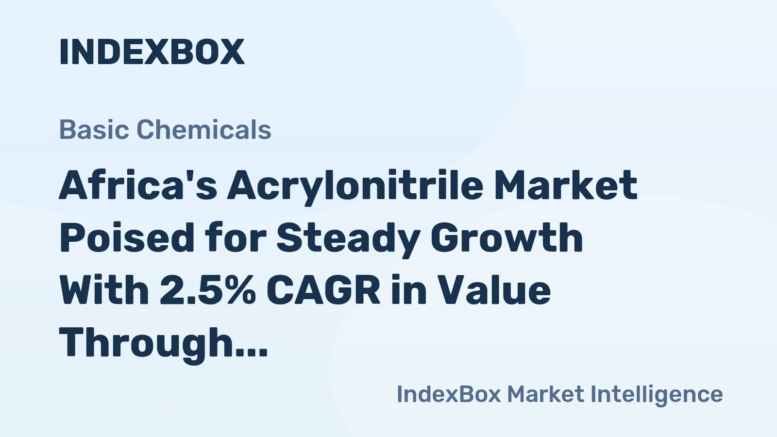 Africa's Acrylonitrile Market Poised for Steady Growth With 2.5% CAGR in Value Through 2035