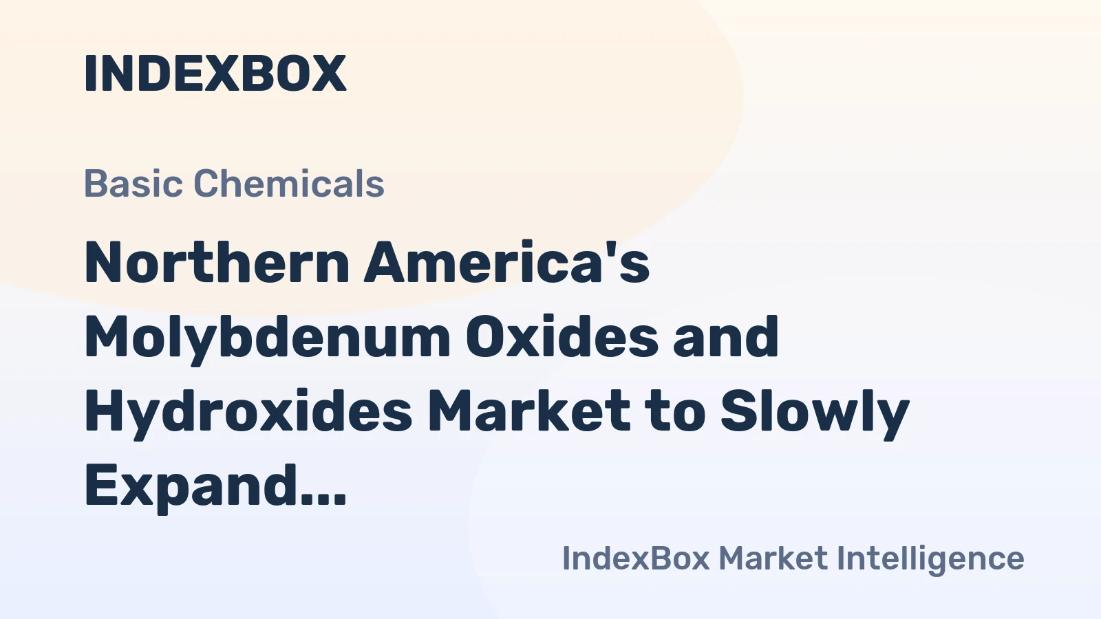 Northern America's Molybdenum Oxides and Hydroxides Market to Slowly Expand with +0.1% CAGR by 2035