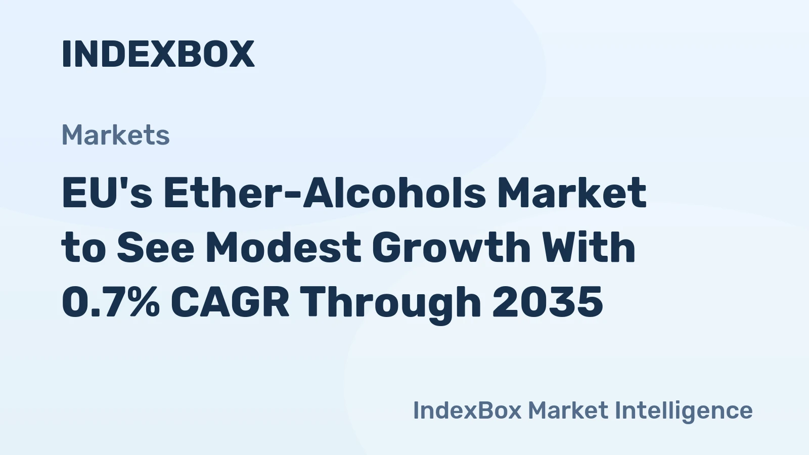 EU's Ether-Alcohols Market to See Modest Growth With 0.7% CAGR Through 2035