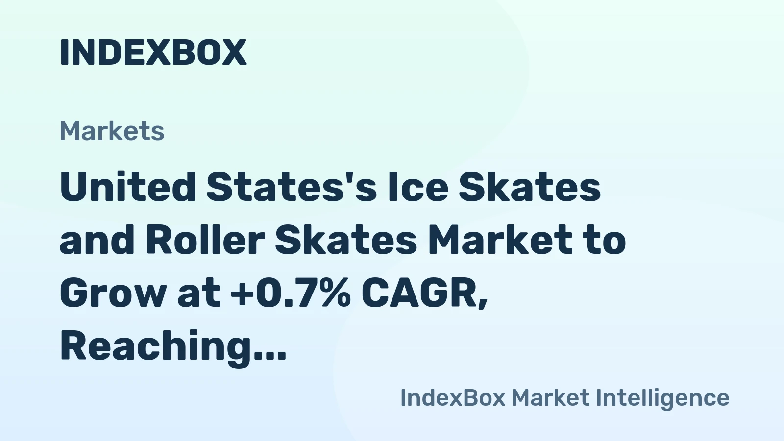 United States's Ice Skates and Roller Skates Market to Grow at +0.7% CAGR, Reaching 8.5M Pairs by 2035