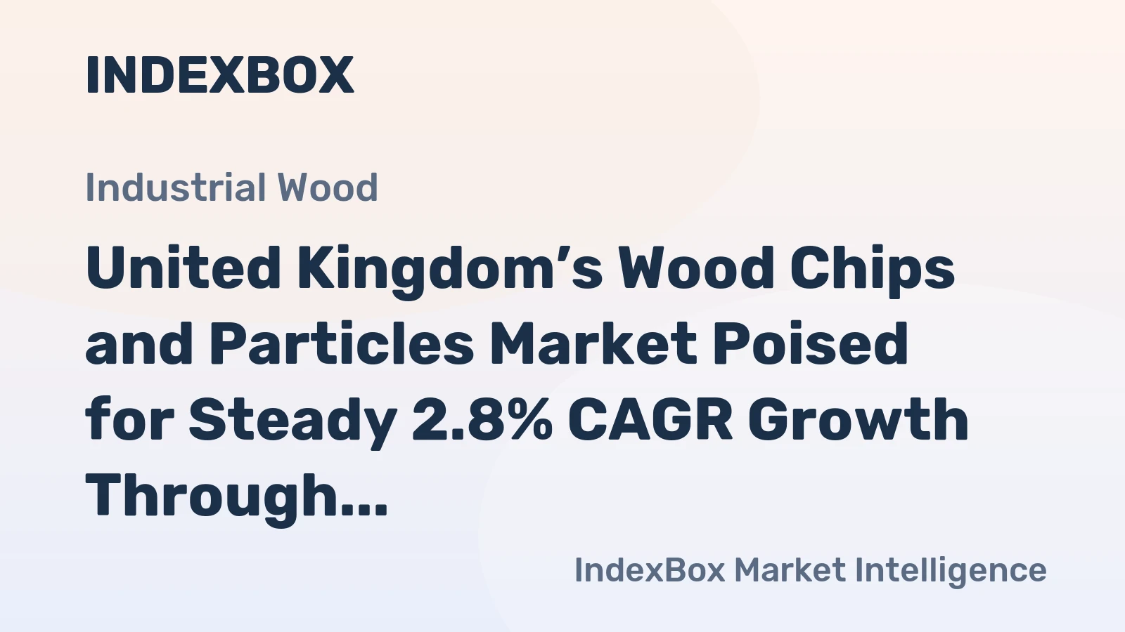 United Kingdom’s Wood Chips and Particles Market Poised for Steady 2.8% CAGR Growth Through 2035