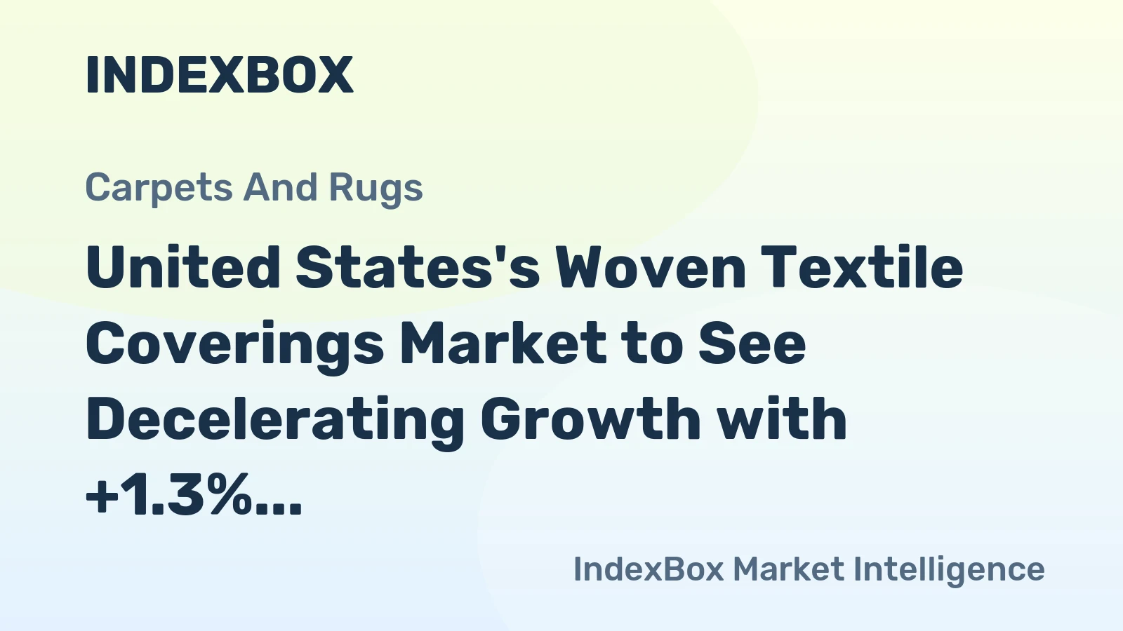 United States's Woven Textile Coverings Market to See Decelerating Growth with +1.3% CAGR