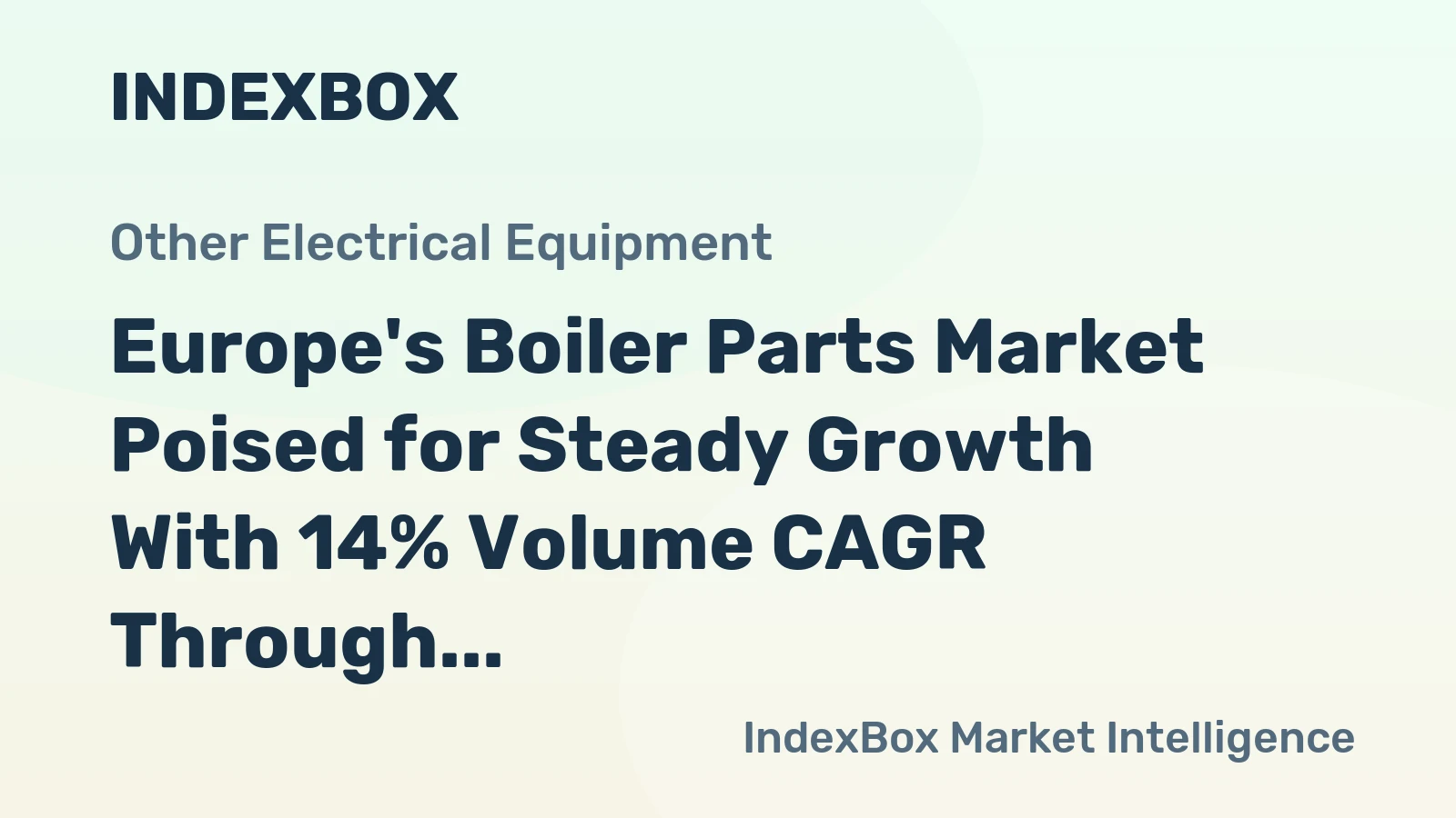 Europe's Boiler Parts Market Poised for Steady Growth With 14% Volume CAGR Through 2035