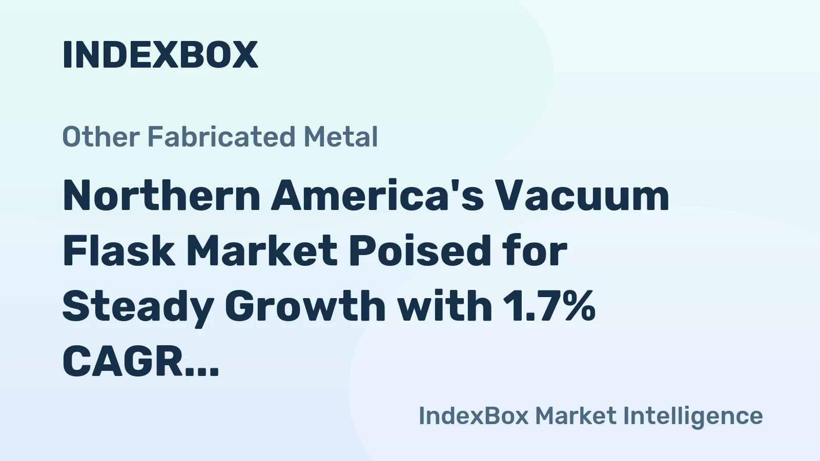 Northern America's Vacuum Flask Market Poised for Steady Growth with 1.7% CAGR Through 2035