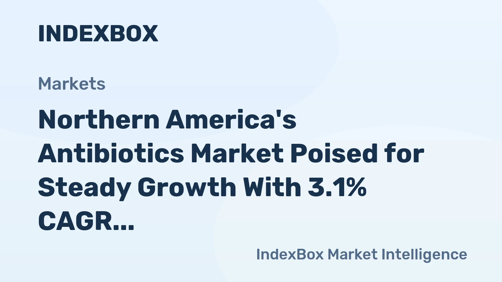 Northern America's Antibiotics Market Poised for Steady Growth With 3.1% CAGR Through 2035