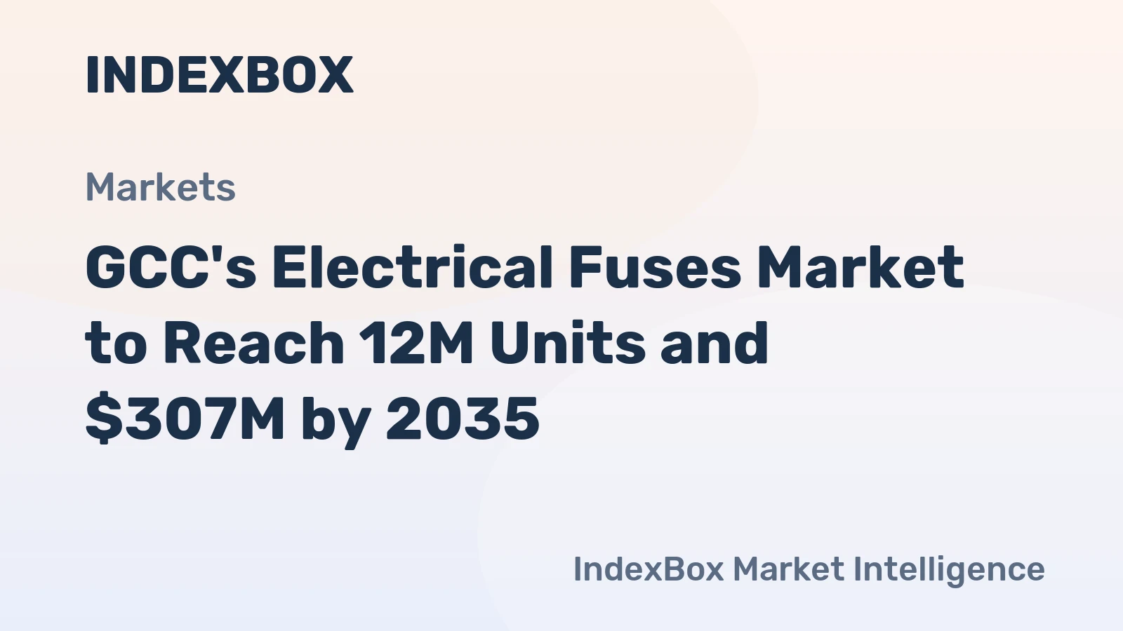 GCC's Electrical Fuses Market to Reach 12M Units and $307M by 2035