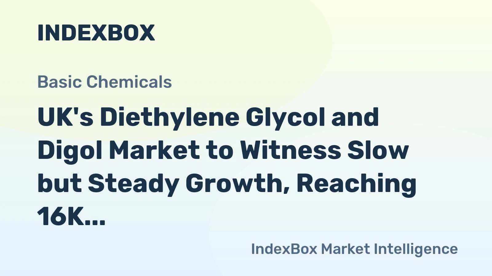 UK's Diethylene Glycol and Digol Market to Witness Slow but Steady Growth, Reaching 16K Tons and $15M by 2035