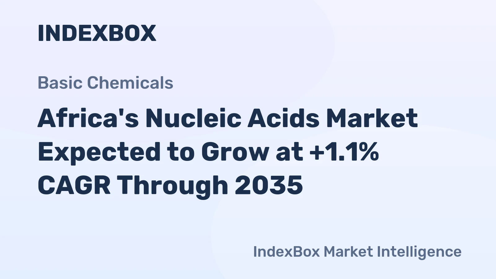 Africa's Nucleic Acids Market Expected to Grow at +1.1% CAGR Through 2035