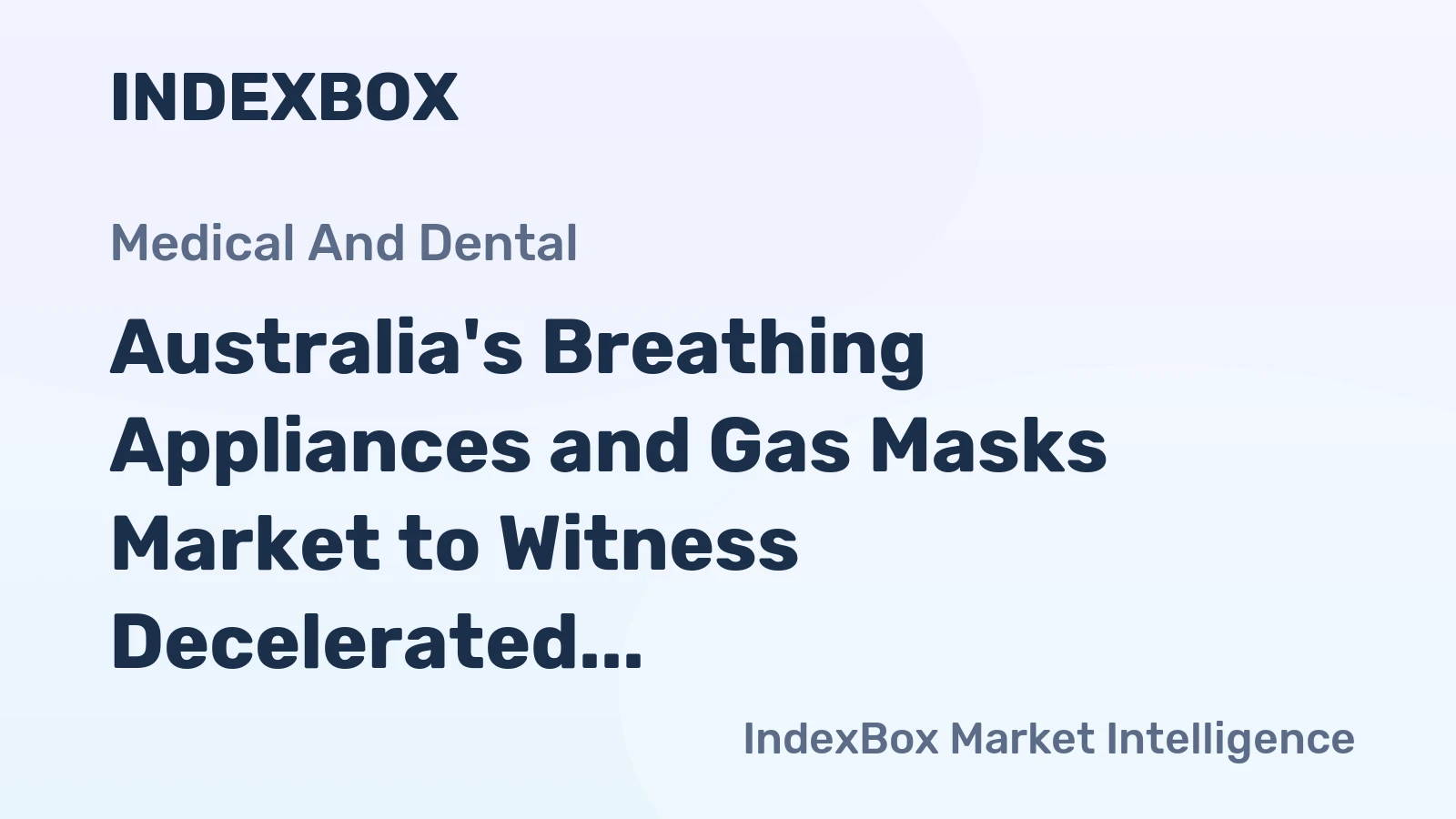 Australia's Breathing Appliances and Gas Masks Market to Witness Decelerated Growth with +1.0% CAGR, Reaching 11M Units by 2035
