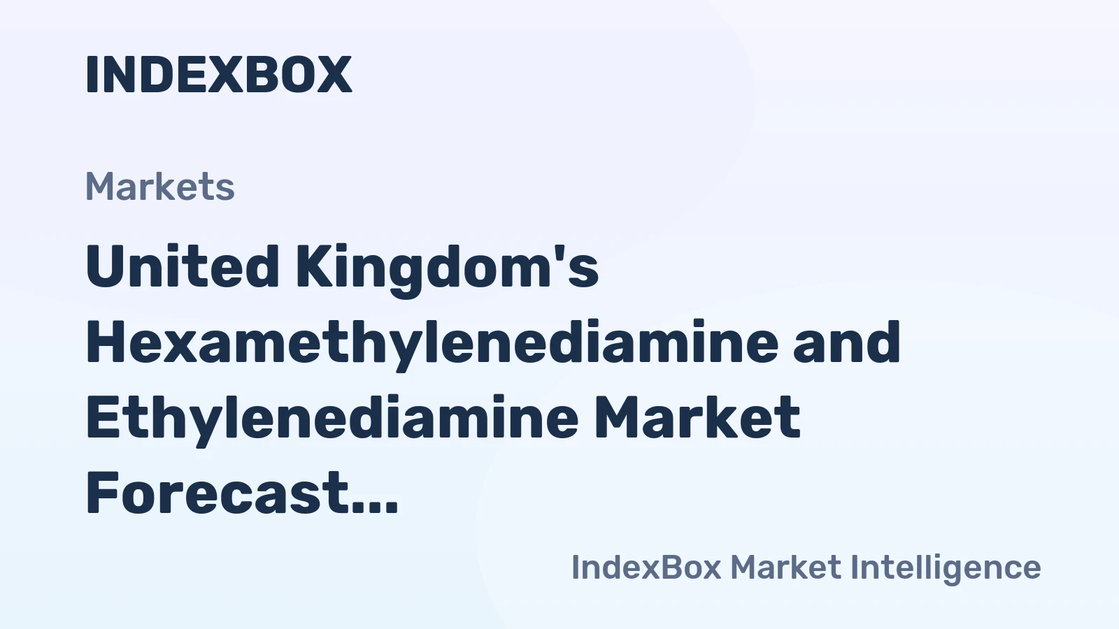 United Kingdom's Hexamethylenediamine and Ethylenediamine Market Forecast for Slight Volume Growth with 02% CAGR Through 2035