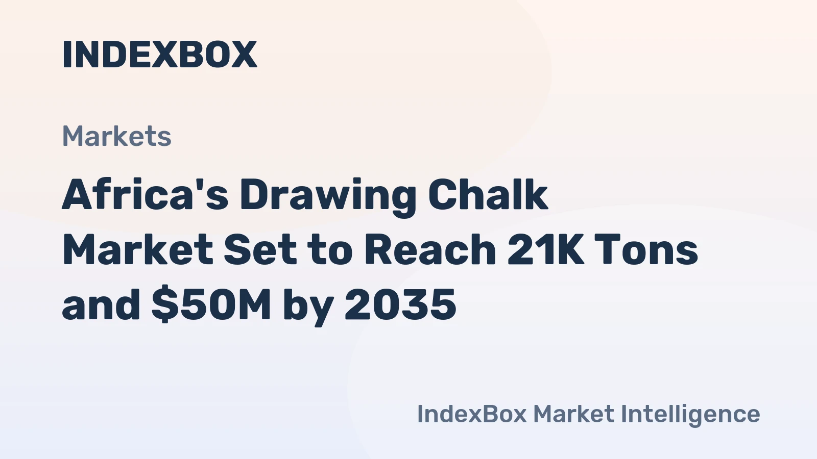 Africa's Drawing Chalk Market Set to Reach 21K Tons and $50M by 2035
