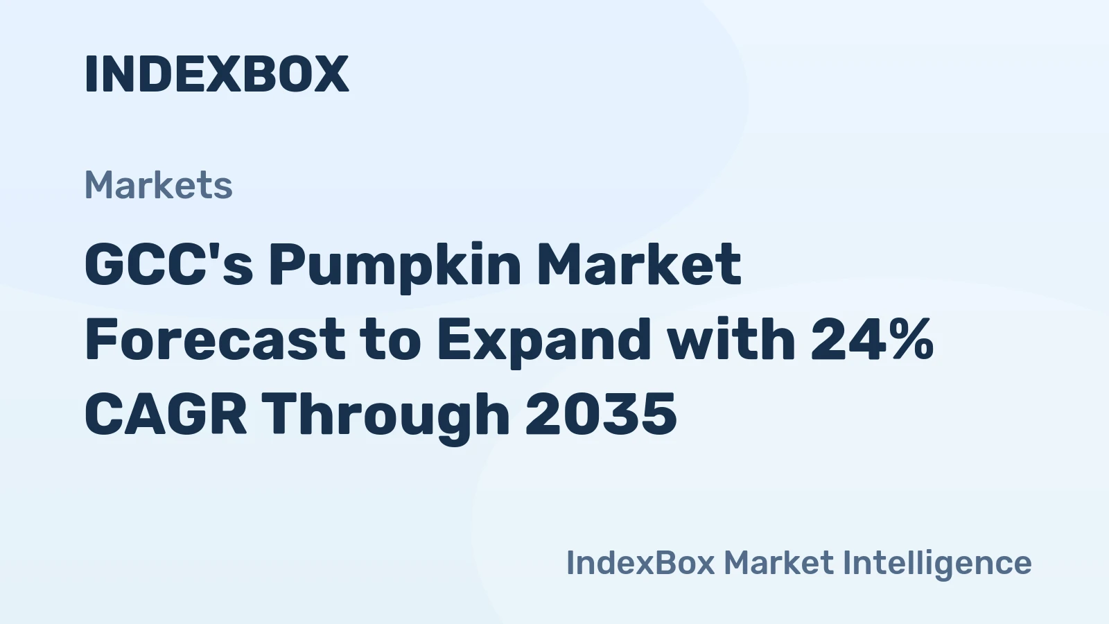 GCC's Pumpkin Market Forecast to Expand with 24% CAGR Through 2035