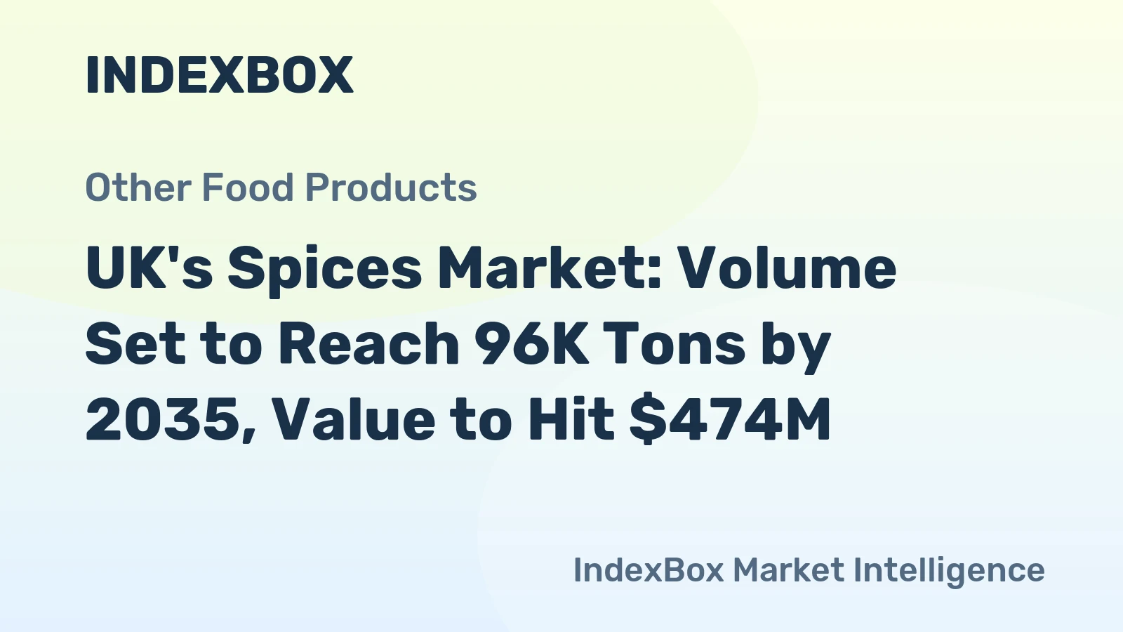 UK's Spices Market: Volume Set to Reach 96K Tons by 2035, Value to Hit $474M