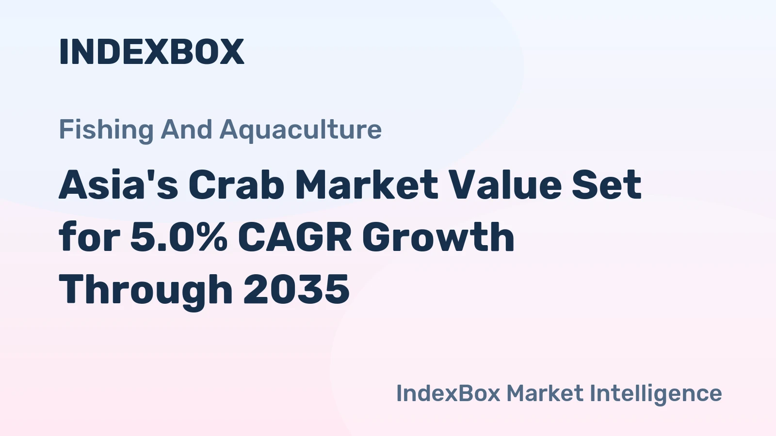 Asia's Crab Market Value Set for 5.0% CAGR Growth Through 2035