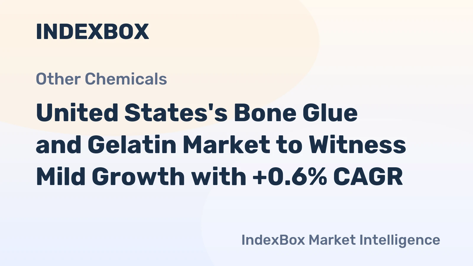 United States's Bone Glue and Gelatin Market to Witness Mild Growth with +0.6% CAGR