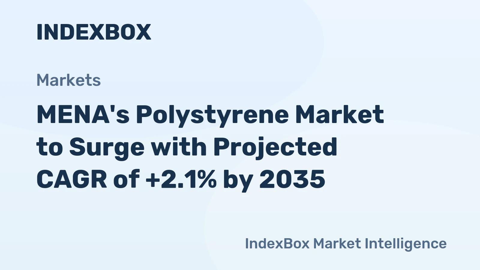 MENA's Polystyrene Market to Surge with Projected CAGR of +2.1% by 2035