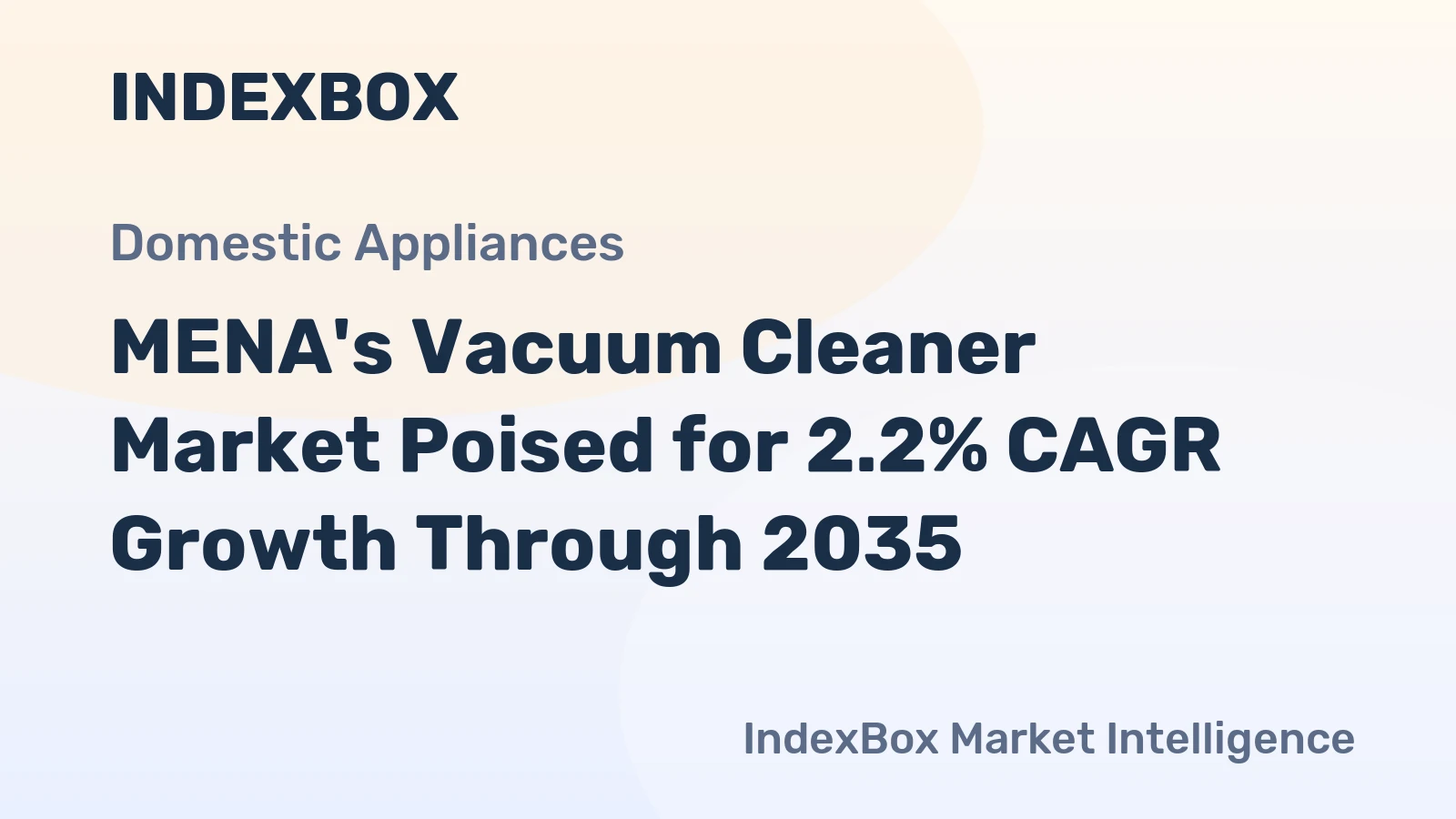 MENA's Vacuum Cleaner Market Poised for 2.2% CAGR Growth Through 2035