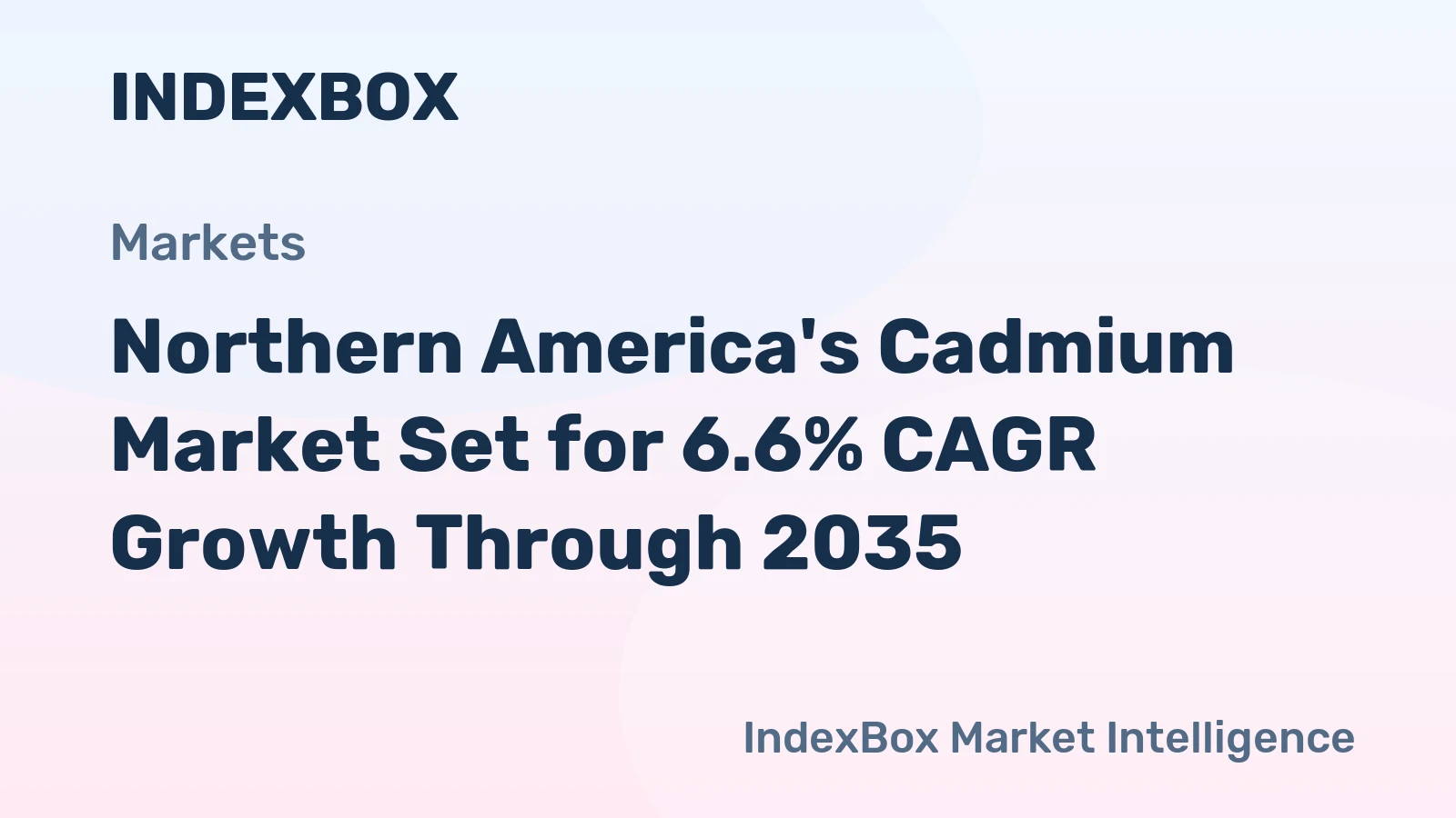 Northern America's Cadmium Market Set for 6.6% CAGR Growth Through 2035