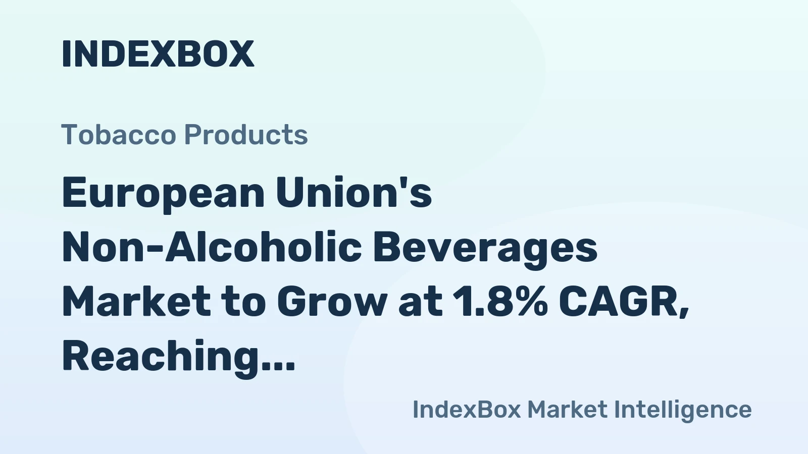 European Union's Non-Alcoholic Beverages Market to Grow at 1.8% CAGR, Reaching 21B Litres by 2035