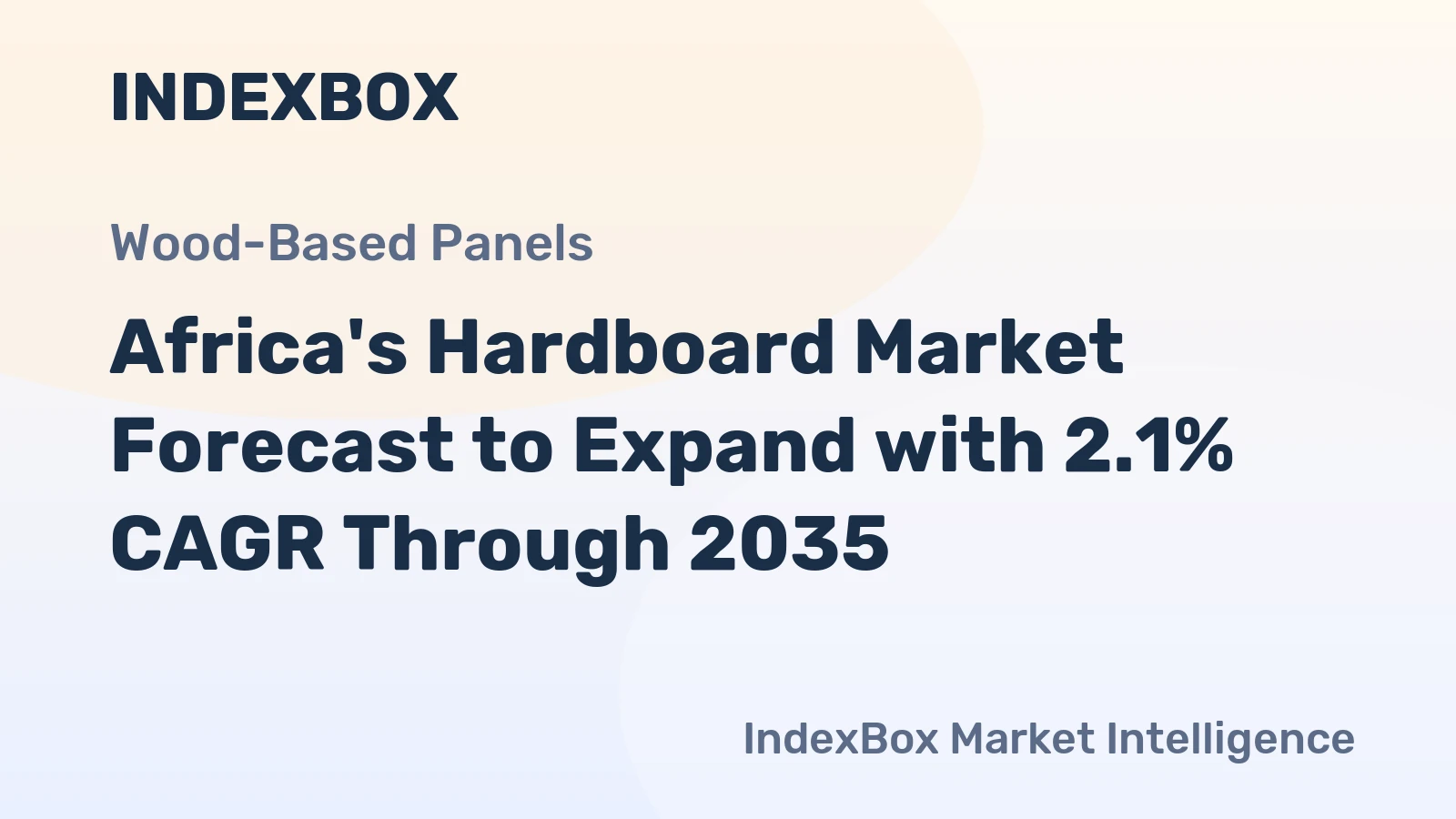 Africa's Hardboard Market Forecast to Expand with 2.1% CAGR Through 2035