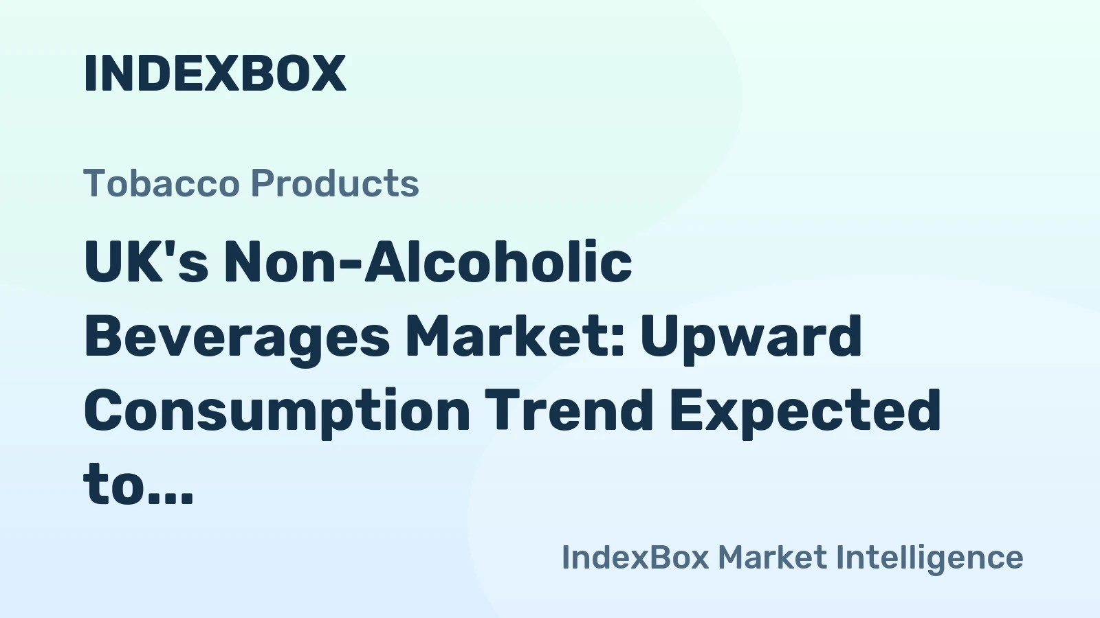 UK's Non-Alcoholic Beverages Market: Upward Consumption Trend Expected to Continue with Market Volume Reaching 976M Litres by 2035