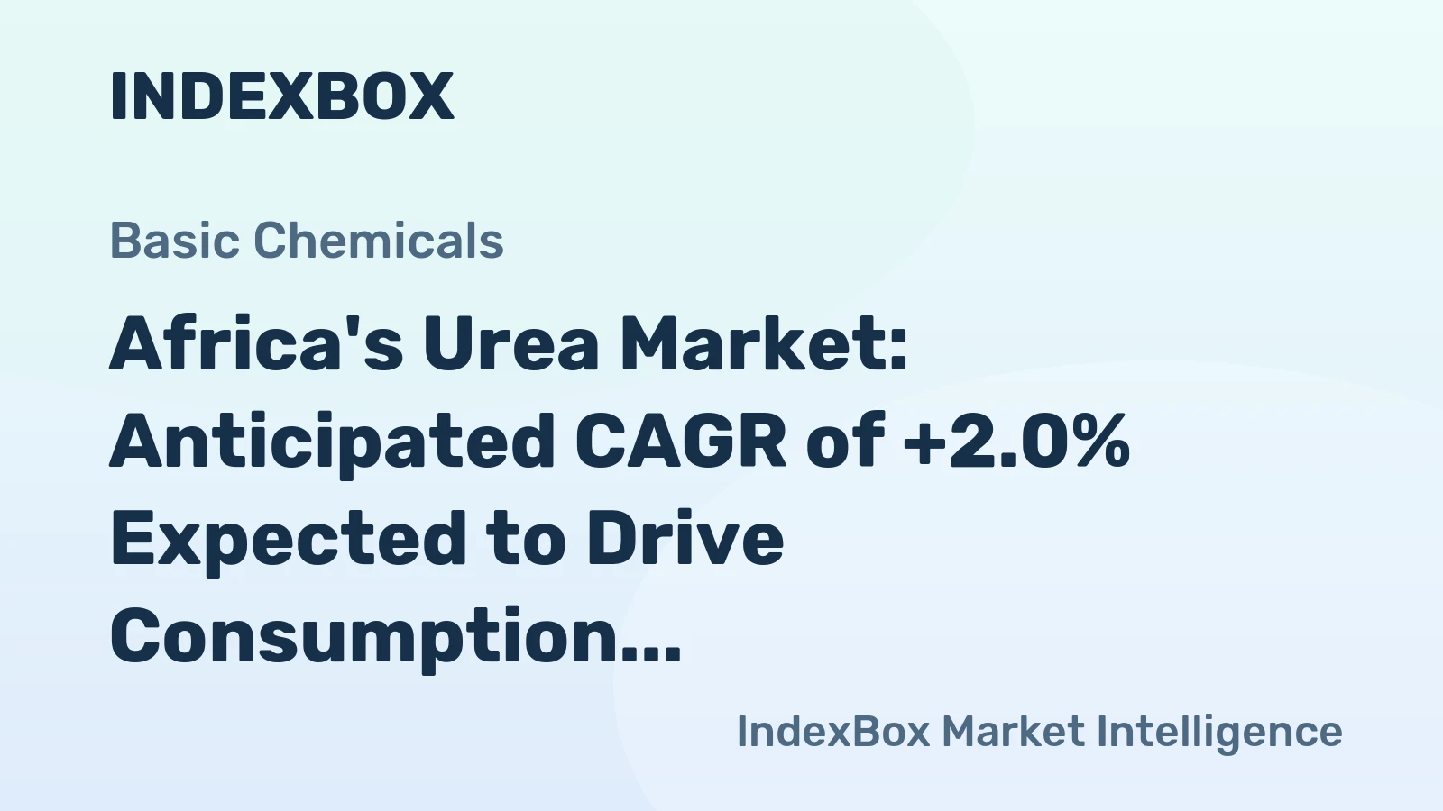 Africa's Urea Market: Anticipated CAGR of +2.0% Expected to Drive Consumption Trend over the Next Decade