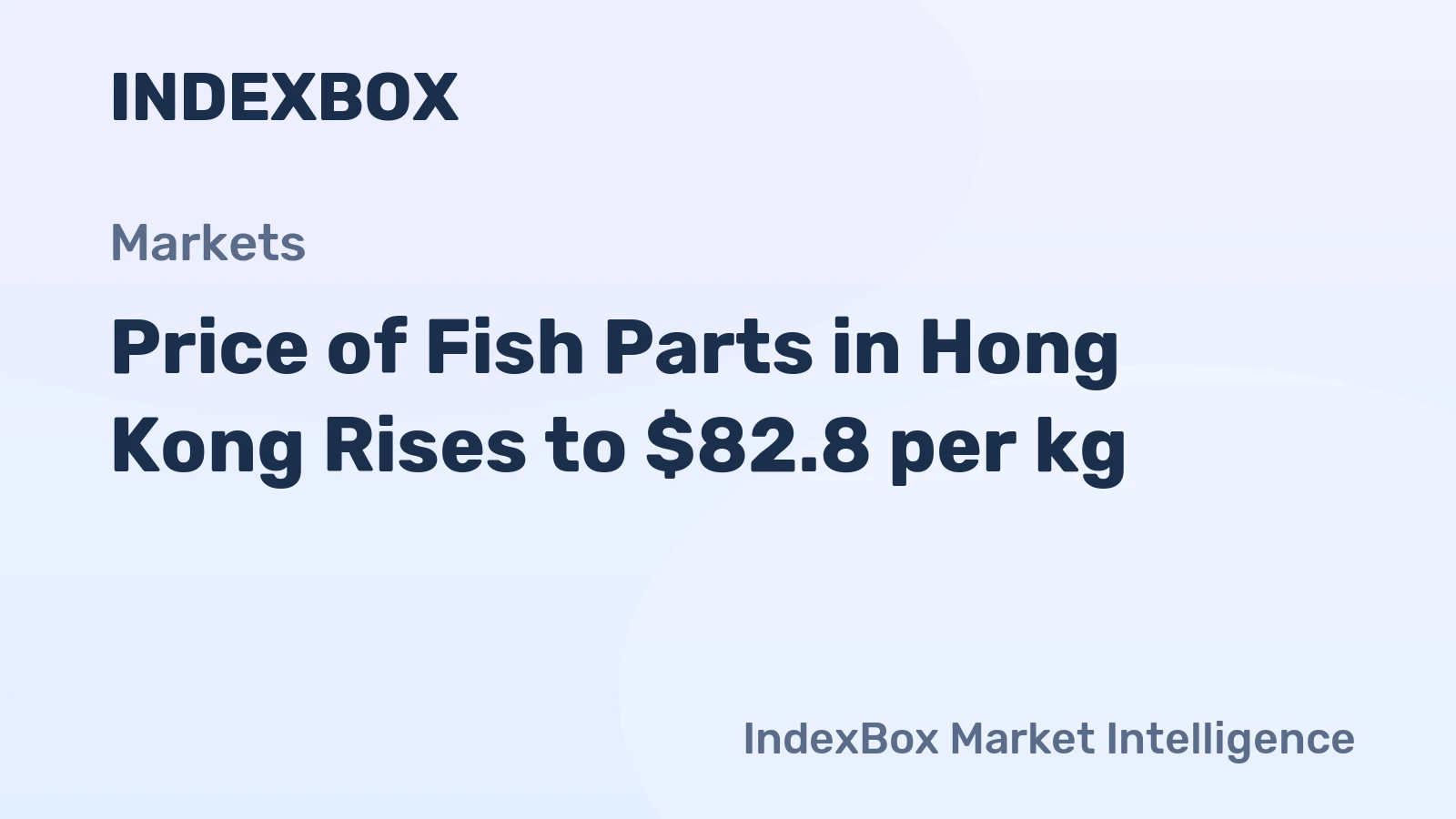 Price of Fish Parts in Hong Kong Rises to $82.8 per kg
