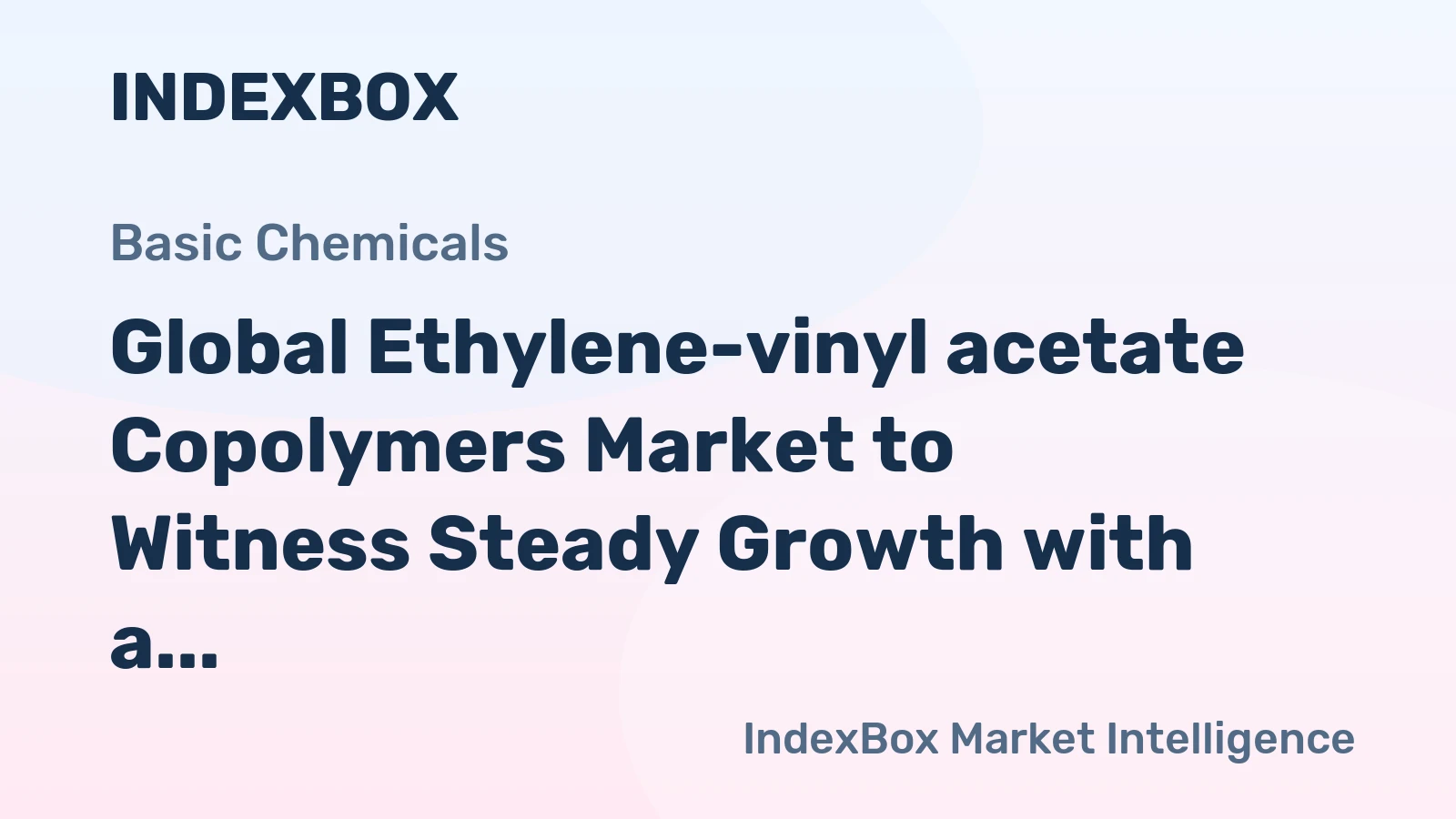 Global Ethylene-vinyl acetate Copolymers Market to Witness Steady Growth with a CAGR of +1.3% from 2024 to 2035