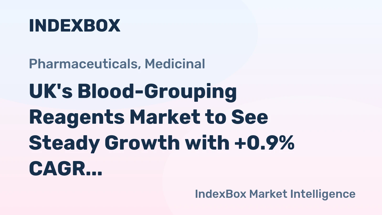 UK's Blood-Grouping Reagents Market to See Steady Growth with +0.9% CAGR over next decade