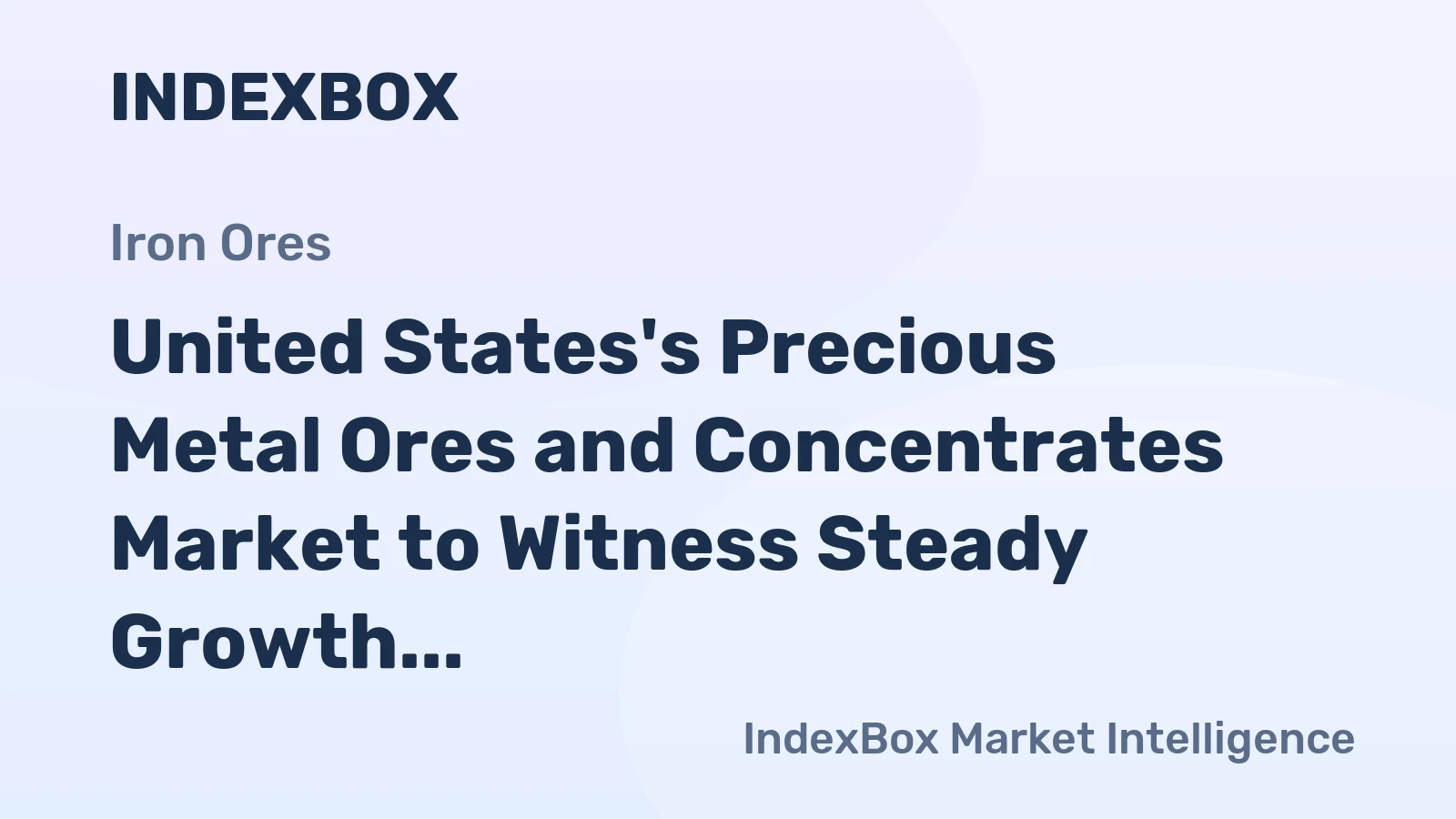 United States's Precious Metal Ores and Concentrates Market to Witness Steady Growth with a CAGR of +3.7% from 2024 to 2035