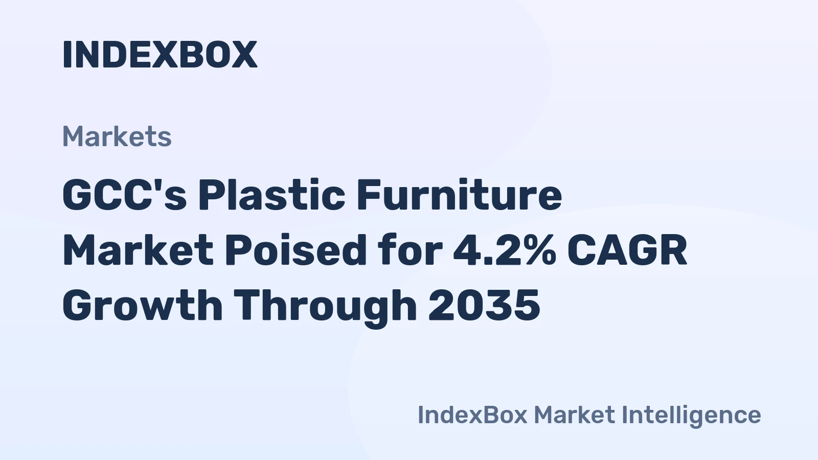 GCC's Plastic Furniture Market Poised for 4.2% CAGR Growth Through 2035
