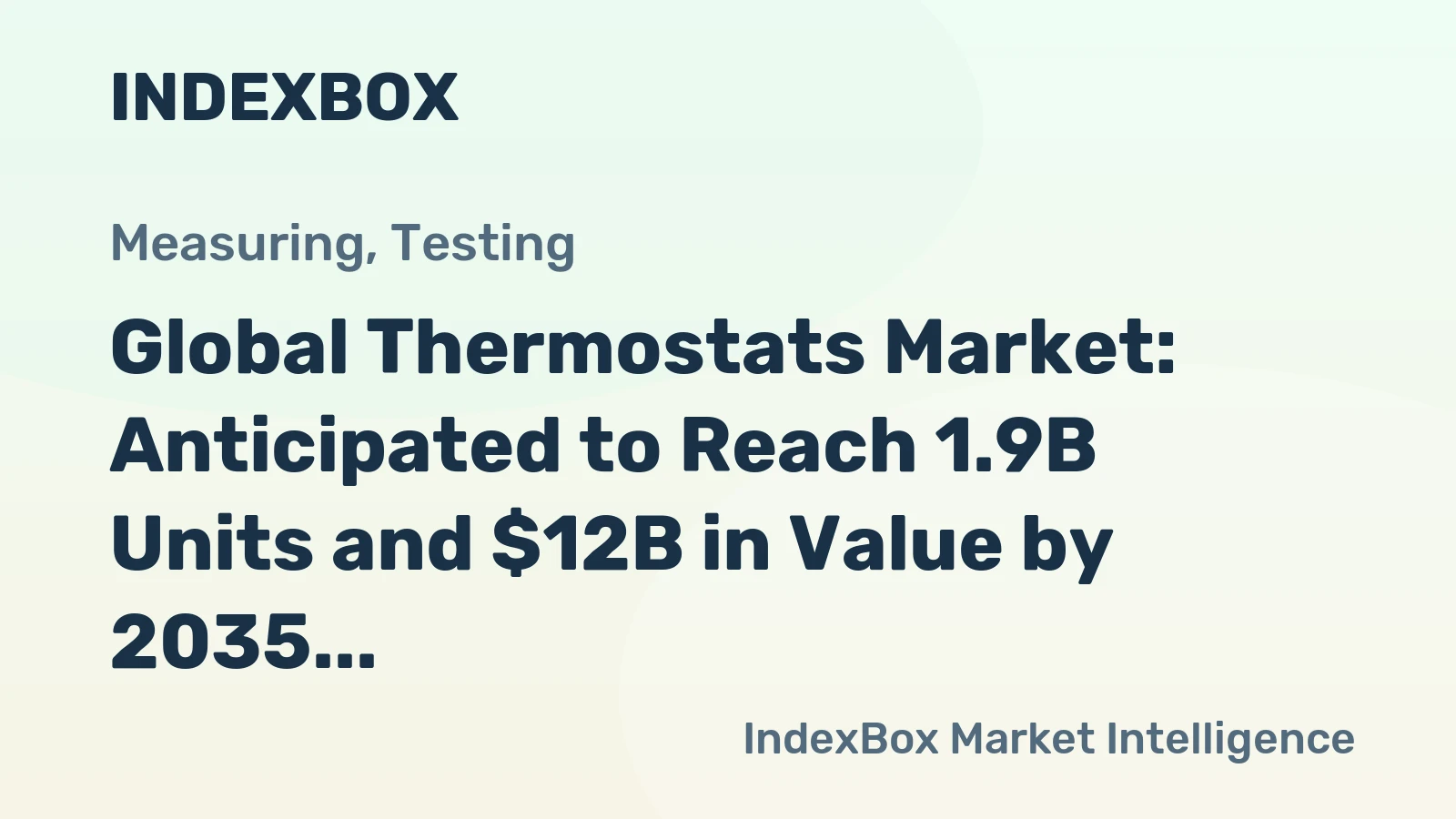 Global Thermostats Market: Anticipated to Reach 1.9B Units and $12B in Value by 2035