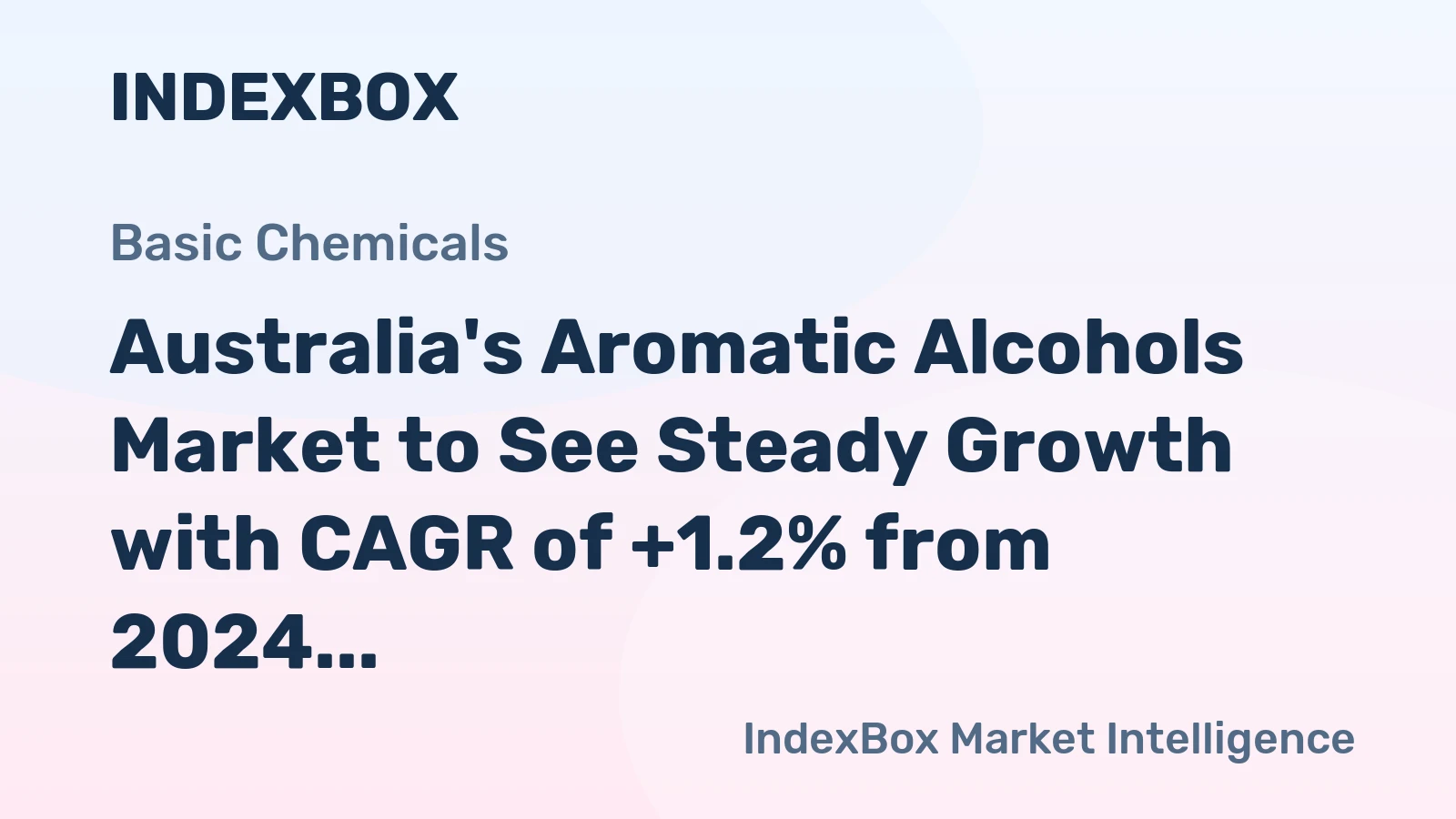 Australia's Aromatic Alcohols Market to See Steady Growth with CAGR of +1.2% from 2024 to 2035