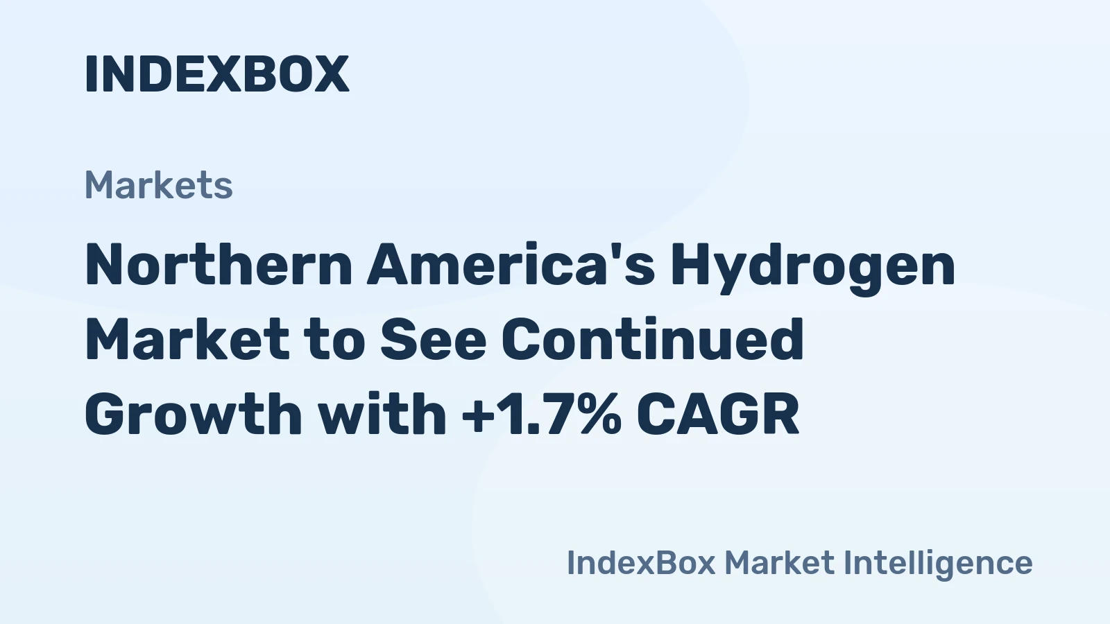 Northern America's Hydrogen Market to See Continued Growth with +1.7% CAGR