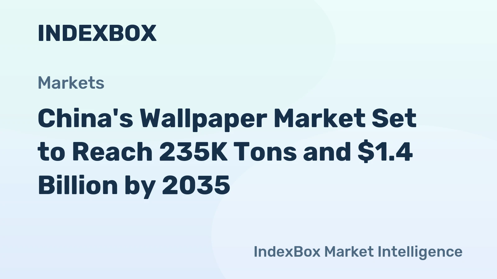 China's Wallpaper Market Set to Reach 235K Tons and $1.4 Billion by 2035