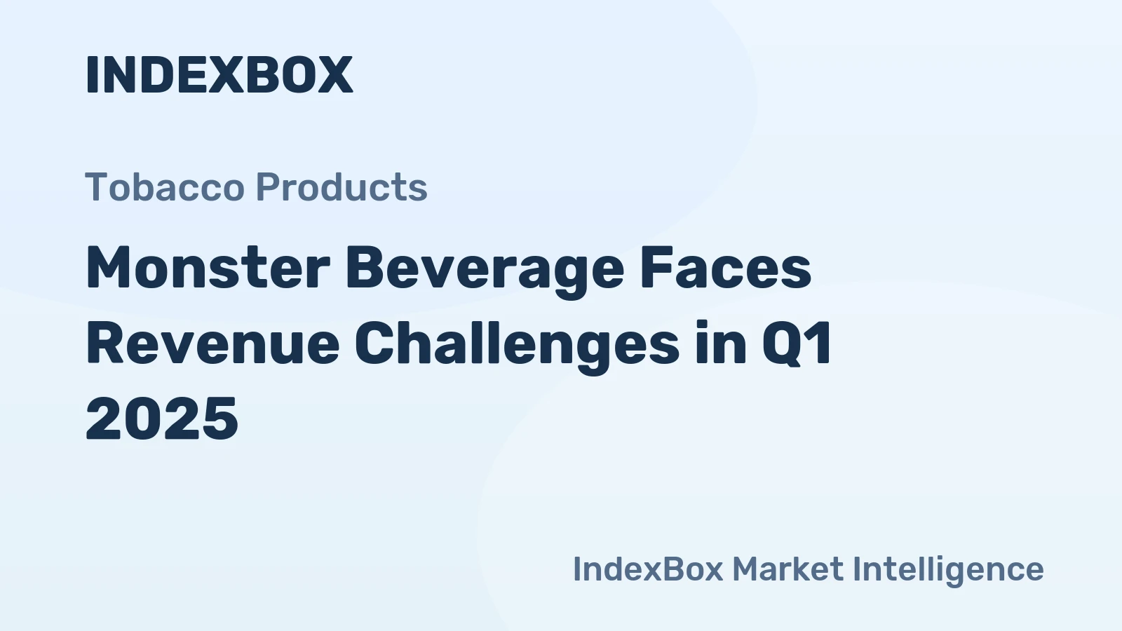 Monster Beverage Faces Revenue Challenges in Q1 2025